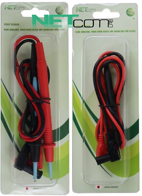Test Leads For Digital or Analog Multimeters. Max Current: 10A. Max ...