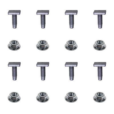 8 BUMPER/GRILLE SQUARE HEAD STUDS & 8 CORRECT NUTS! FOR '19 & UP RAM ...