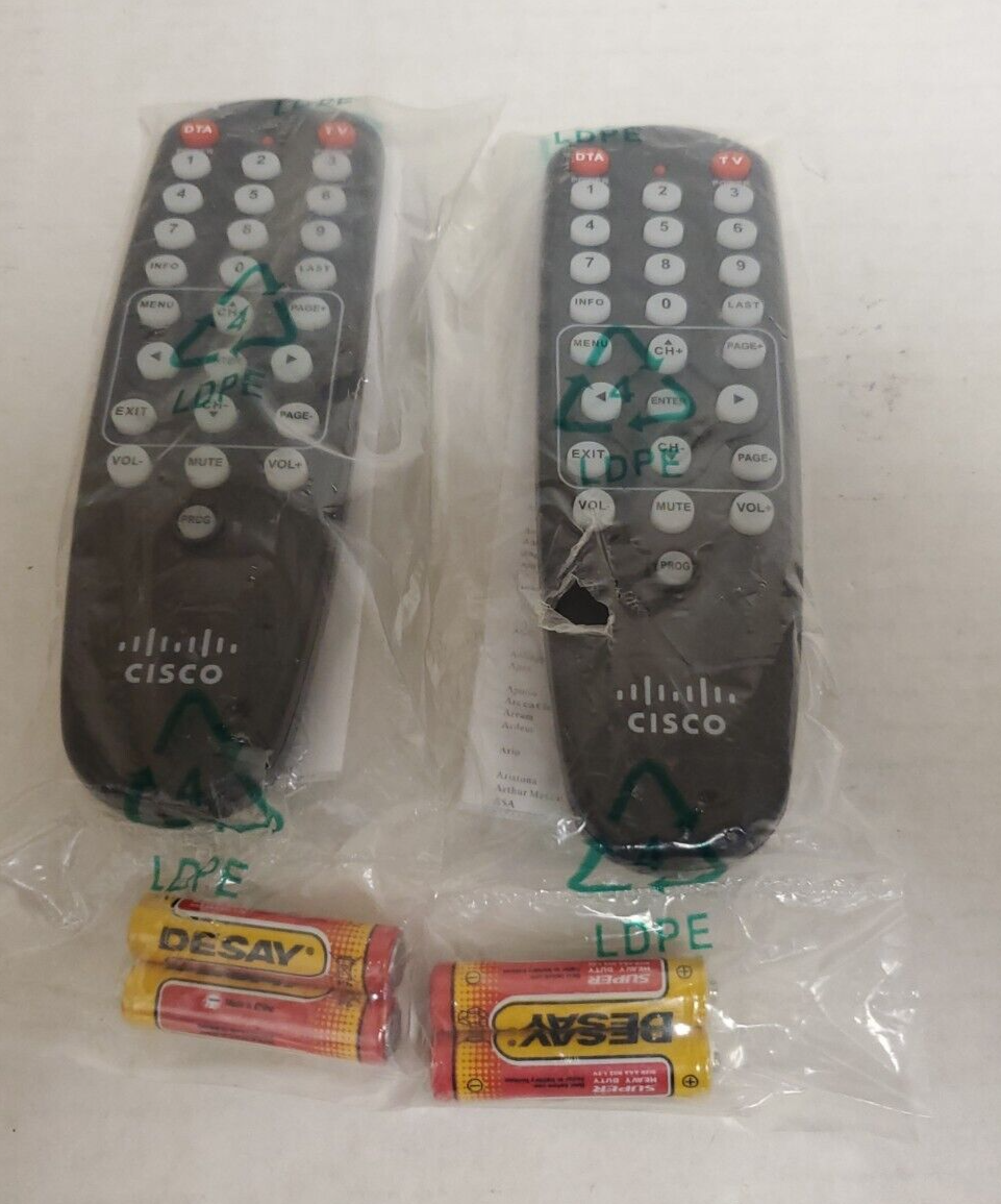 Cisco DTA HDA-IR2.2 Remote Control with Batteries Lot of 1 New in ...