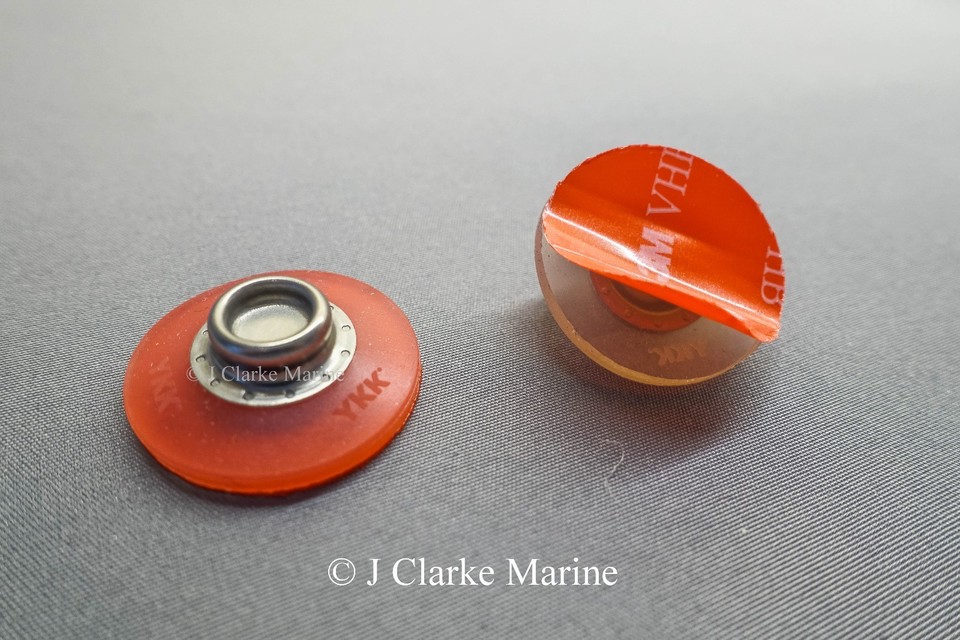 YKK Snad snap fastener self adhesive 40mm 25mm domed base stud canopy ...