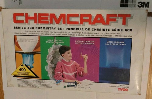Tyco Chemcraft Series 400 Chemistry Experiment Set 7345 1990 Complete ...