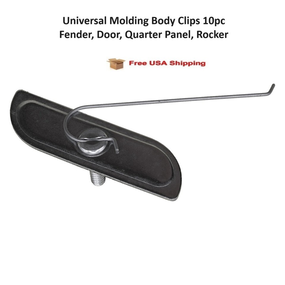 For 1975-1986 C10 Molding Clips for Fenders, Doors, Qtr Panels 10pc | eBay