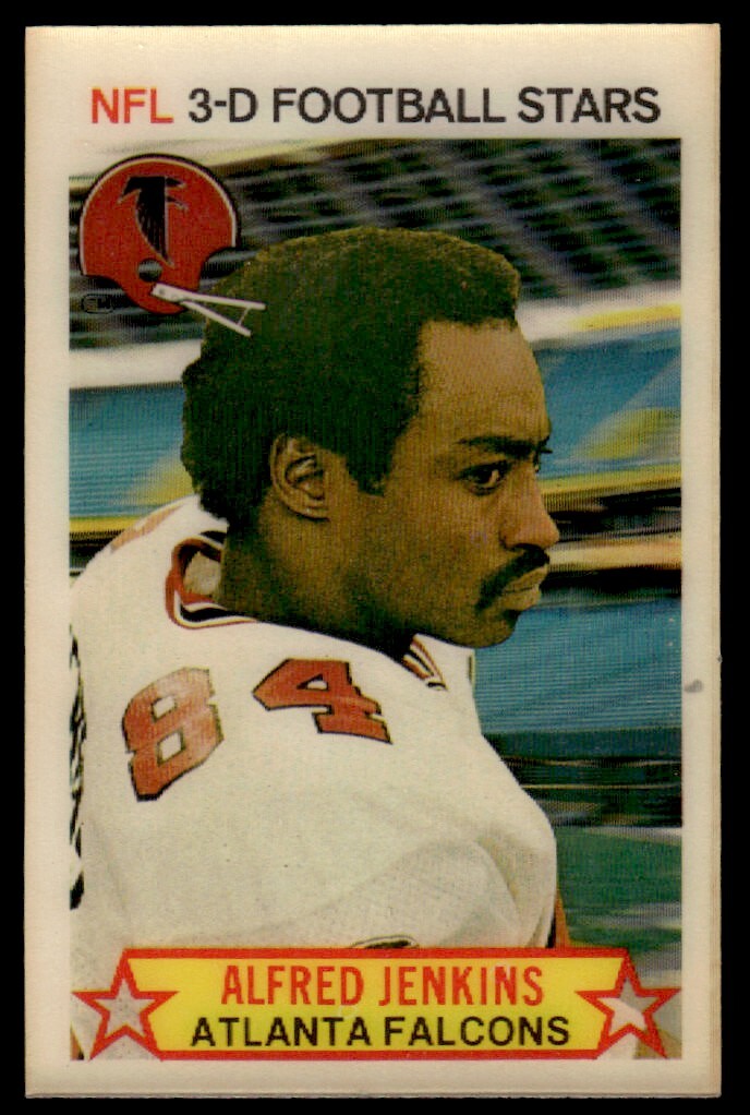 1980 STOP-N-GO 3D CARD ALFRED JENKINS 2 ATLANTA FALCONS #22 | eBay
