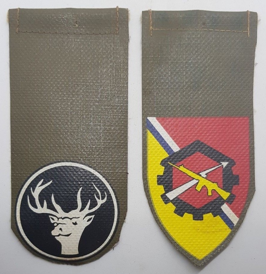 ISRAEL ARMY shoulder TAG IDF ZAHAL PVC OLD TYPE RARE MILITARY lot 2 ...