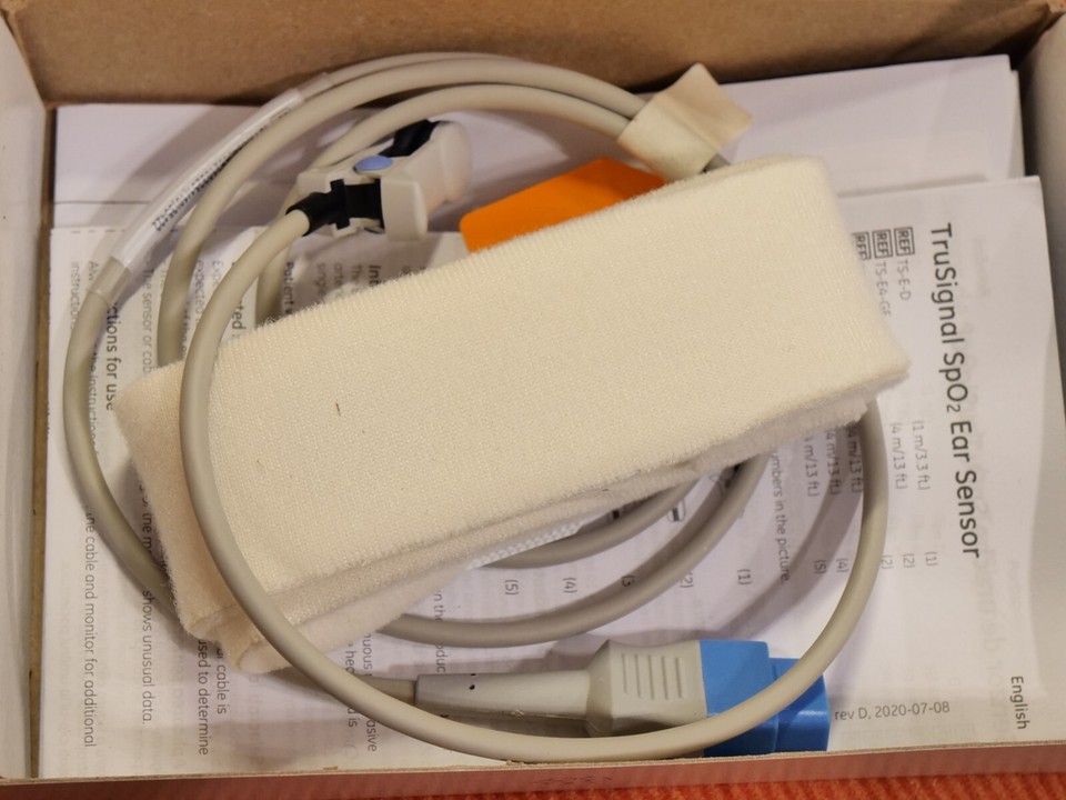 GE TrueSignal SpO2 Ear Sensor REF TS-E-D Datex-Ohmeda | eBay