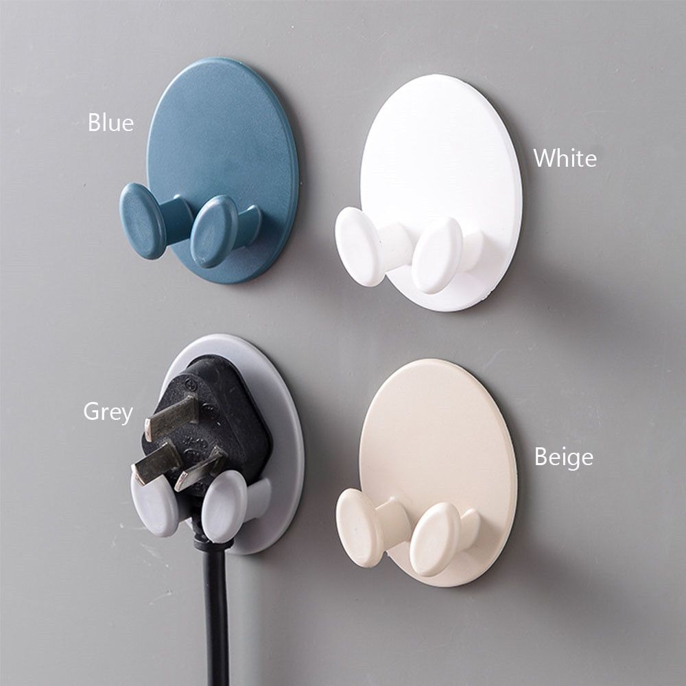 Kitchen Power Plug Socket Punch-free Holder Hanger Racks Wall Storage ...