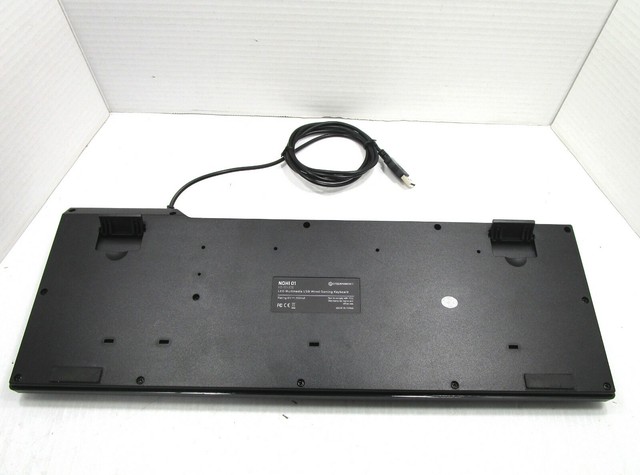 CYBERPOWERPC NOHI 01 LED Multimedia USB Gaming Keyboard KB-161-306 for ...