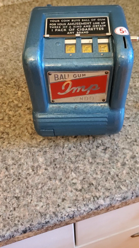 1940's Groetchen Imp, Cigarette Reel Trade Stimulator,5 Cent, Mini Slot ...