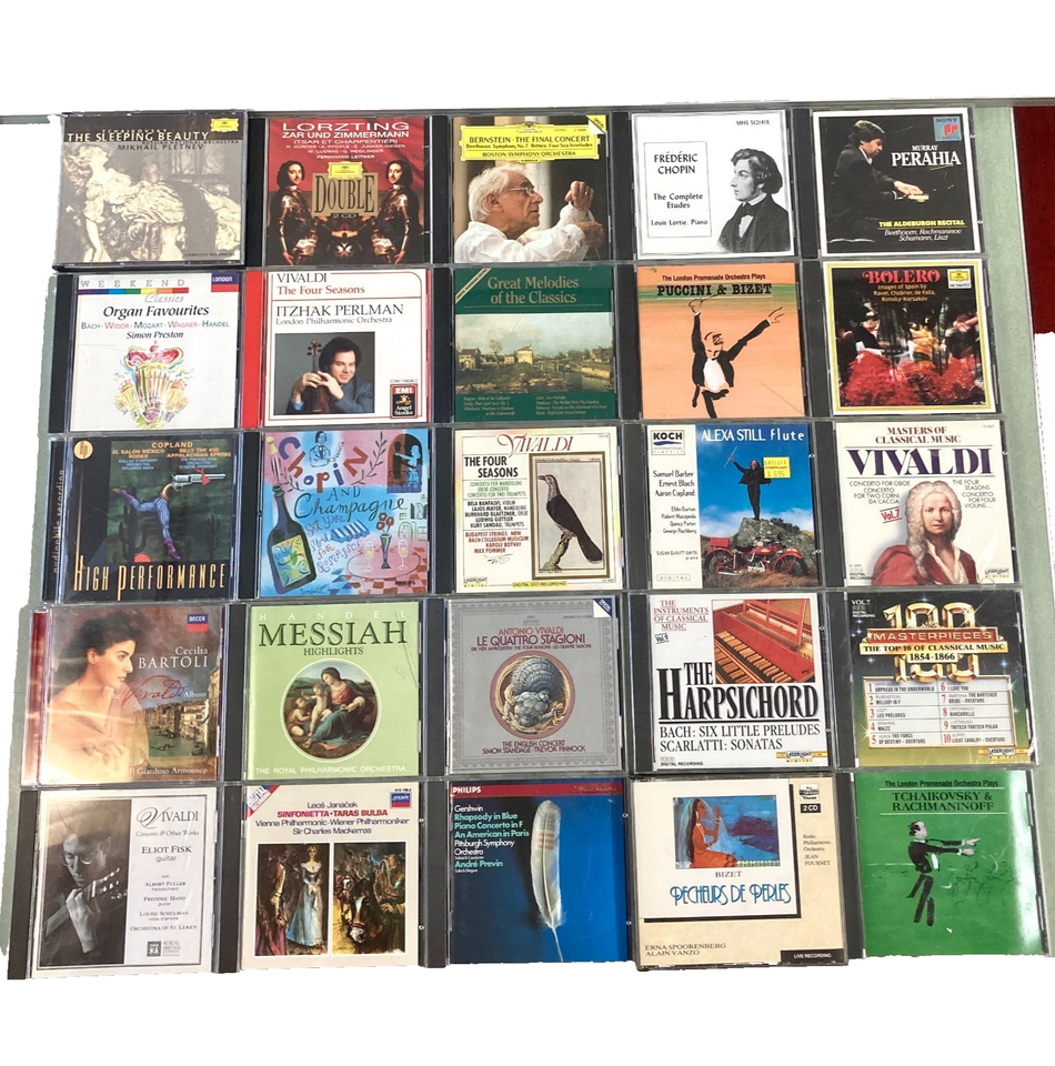 Lot of 106+ Classical Music/Opera CD's:Orchestra/Symphonies/Concerto ...