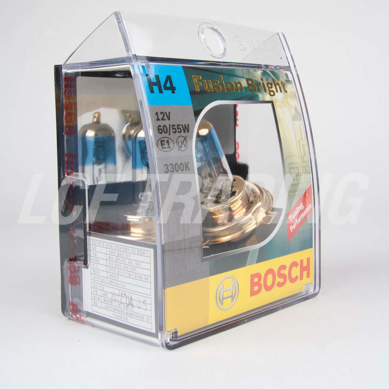 BOSCH H4 HALOGEN HEADLIGHT BULB FUSION BRIGHT 12V /6055W(2PC) | eBay
