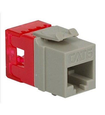 ICC CAT6 RJ45 Keystone Jack for HD Style (ic1078f6gy) | eBay