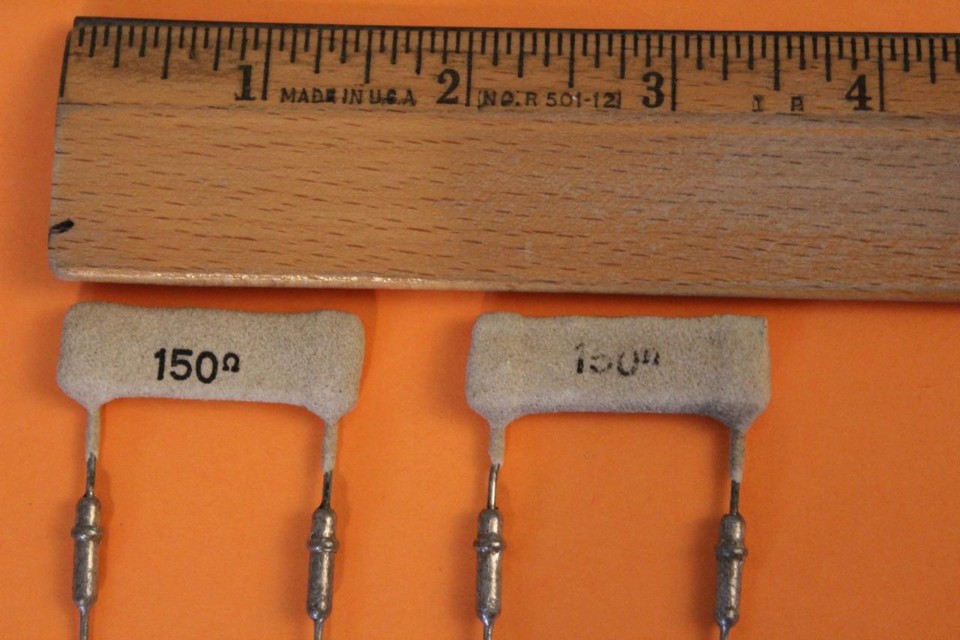 Fused Sand Resistor 150 Ohms (2-pack) 7 Watts, Vintage Parts New,Old ...