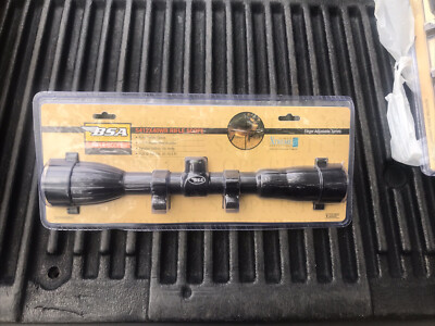 BSA Optics S412X40WRCP NOS Clam shell Rifle Scope -never opened | eBay