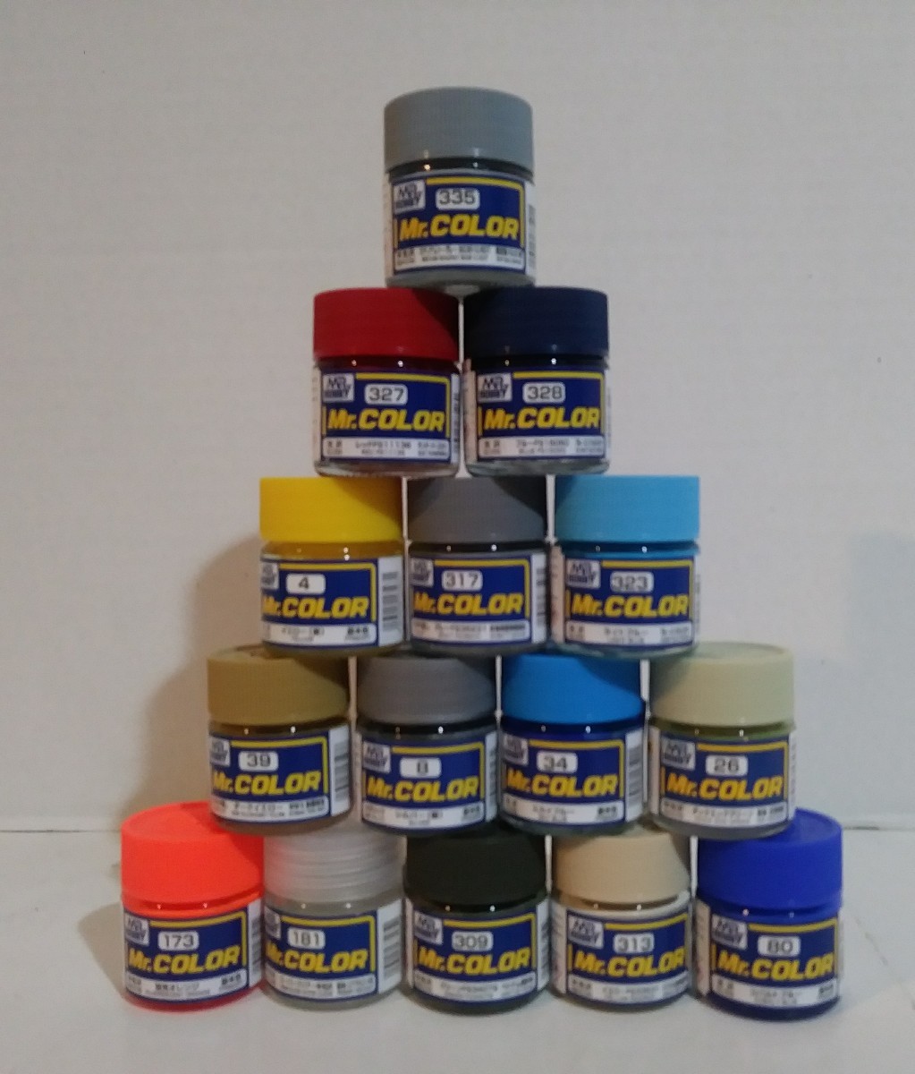 Gunze Sangyo Mr Color acrylic paint 15pcs bundle