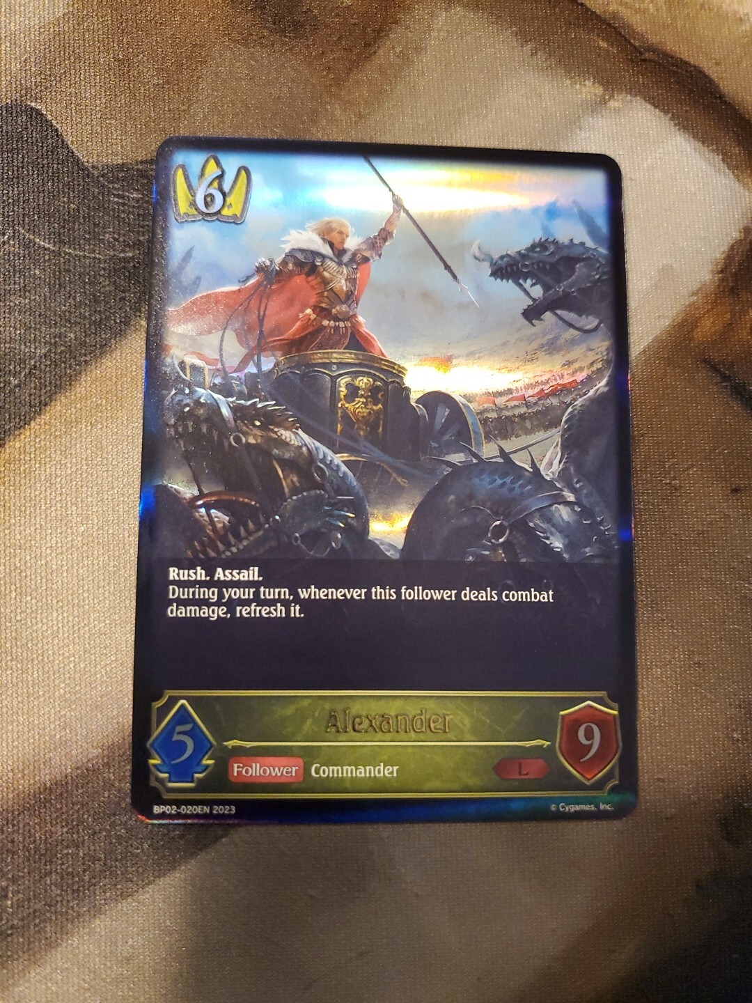 Shadowverse Evolve! Alexander BP02-020EN L - Legendary -NM/Mint | eBay