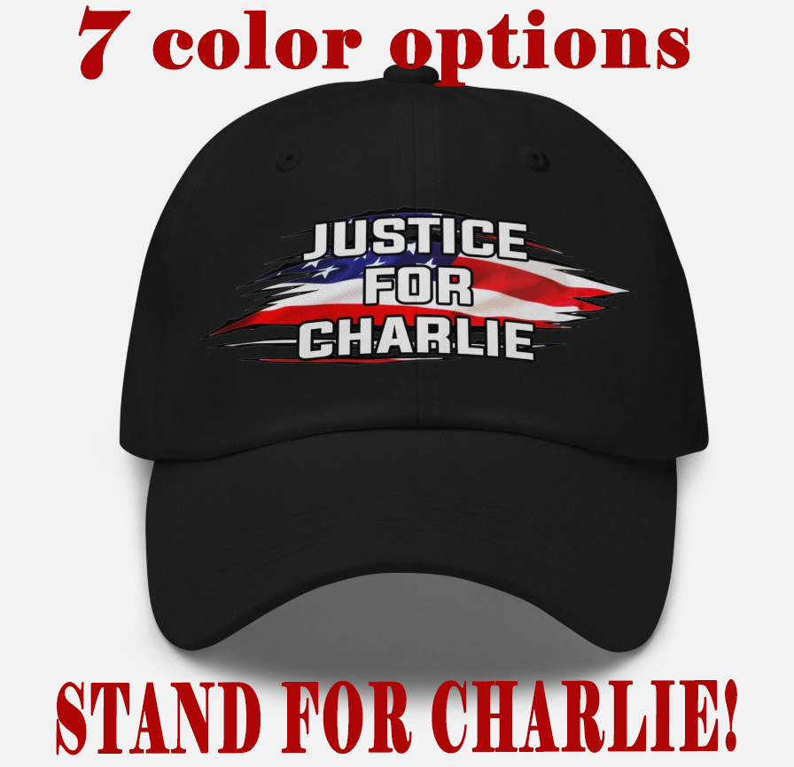JUSTICE FOR CHARLIE! RIP Charlie Kirk Distressed American Flag baseball ...