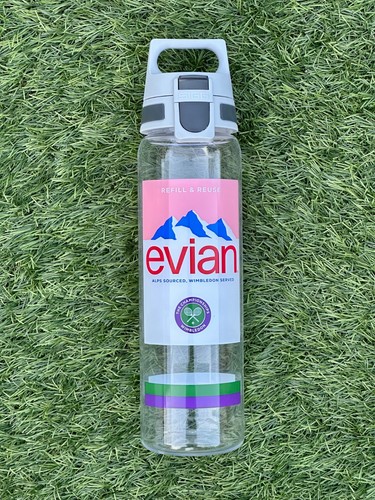 Wimbledon Tennis x Evian Water Bottle - Official 2025 Players Edition ...