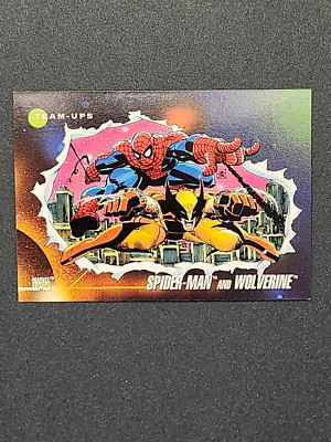 Marvel Impel Series 3 1992 Spider-Man and Wolverine Team-Ups Trading ...