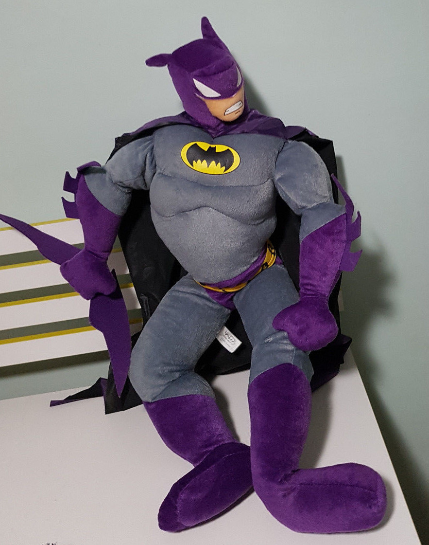 Batman Plush Doll Purple Large Mixed LOT DC Comics Batman Joker Plush