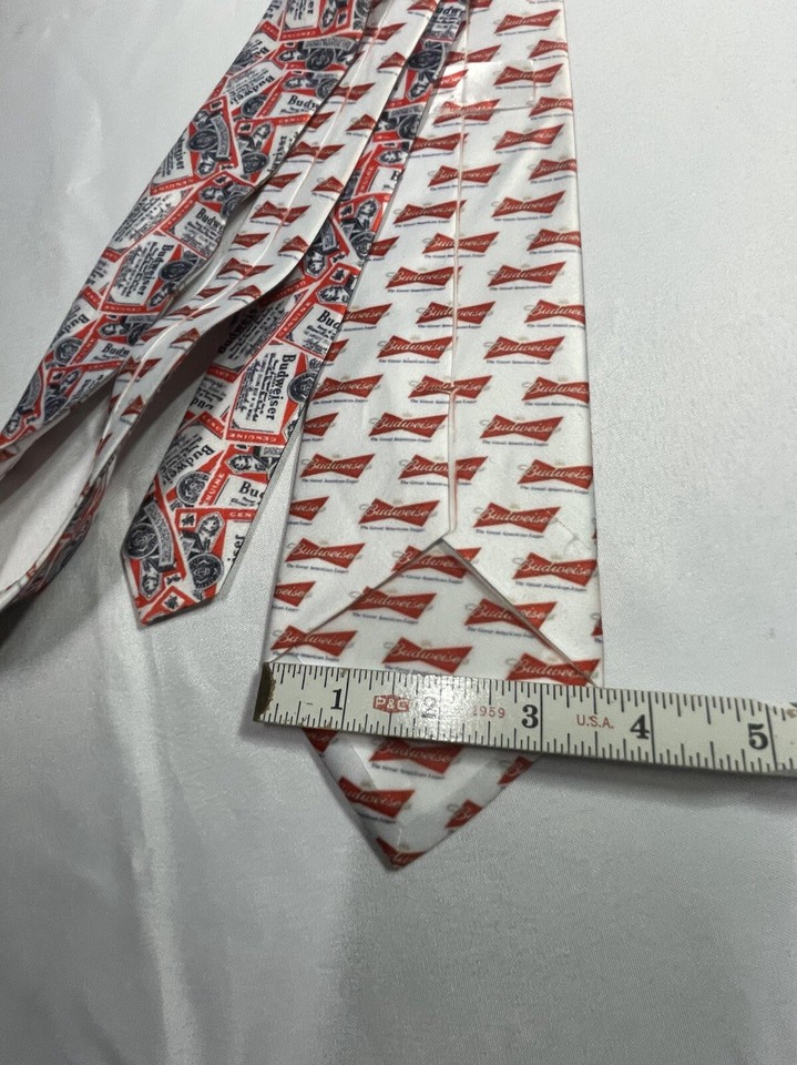 Budweiser Beer Tie Necktie | eBay UK