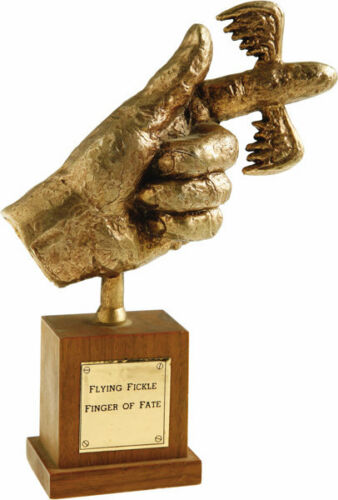 Laugh-In FLYING FICKLE FINGER OF FATE Award Trophy - Original Prop | eBay