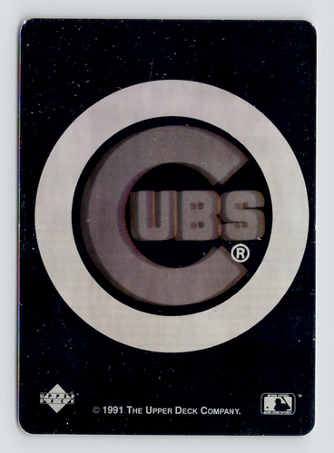 1991 Upper Deck Sticker Card, Chicago Cubs Team LOGO, Hologram | eBay