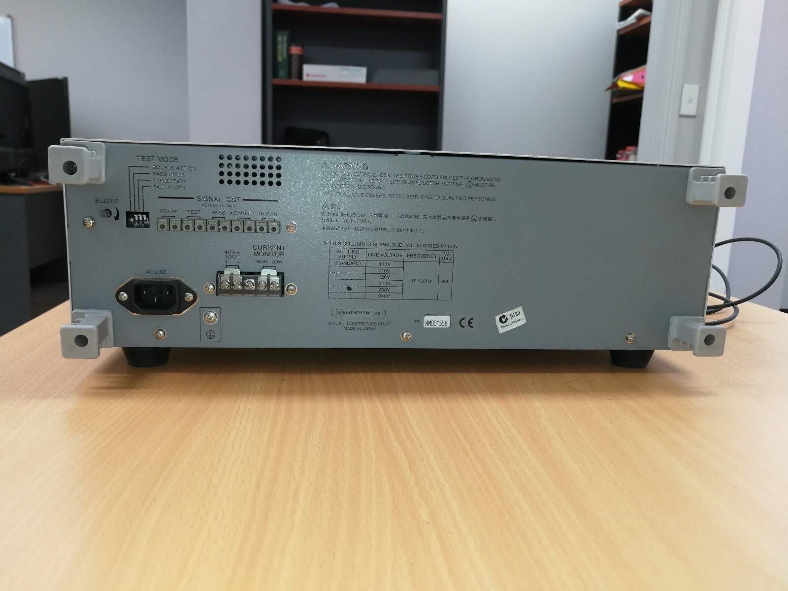 Kikusui TOS8870A Withstanding Voltage and Insulation Resistance Tester ...