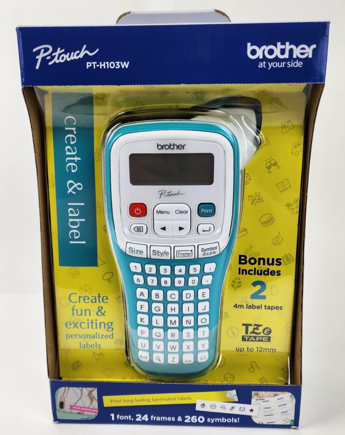 Brother PT-H103W P-Touch Portable Label Maker NEW | eBay