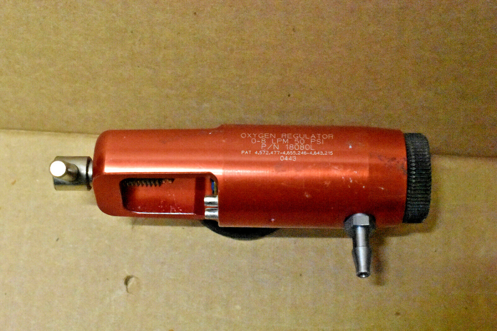 LINCARE Oxygen Tank Regulator - 0-8 LPM 50 PSI | eBay