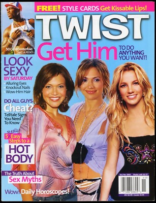 2003 TWIST MAGAZINE, JENNIFER ANISTON, BRITNEY SPEARS, 50 CENT, MANDY MOORE | eBay