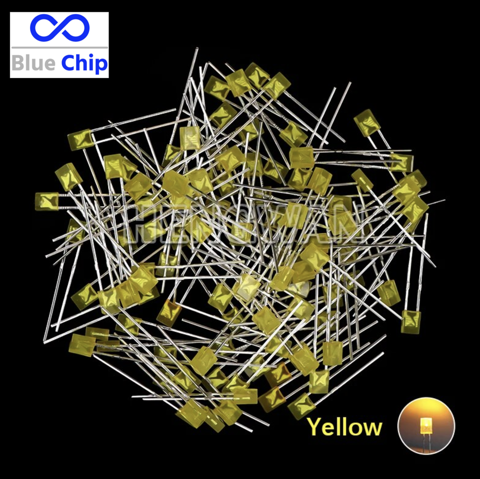 100pcs 2X3X4 Square LED 234 Light-emitting Diode Electronic DIY Kit 10 ...