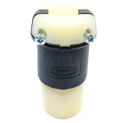 Hubbell HBL2313 Insulgrip Twist-Lock Connector, 20A, 125V, 2-Pole, 3 ...