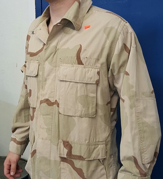 USGI DCU DESERT CAMOUFLAGE UNIFORM 3 COLOR JACKET MADE IN THE USA ALL ...