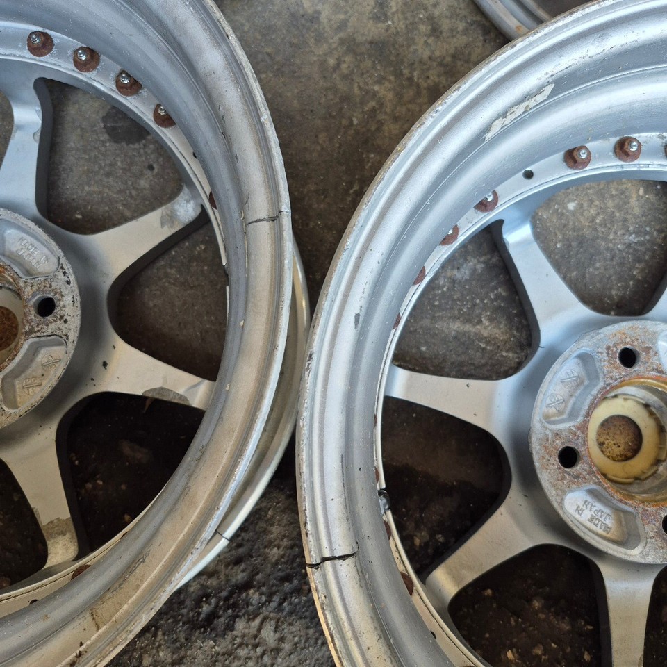 JDM 15" Enkei RS EVO EVOLUTION rims wheels for civic crx ef8 sb3 eg6 ...