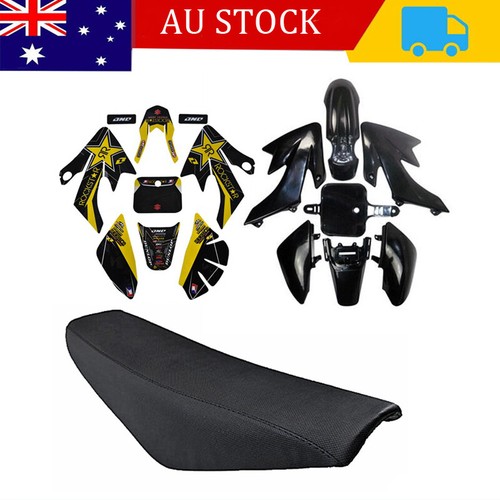 Plastics Fenders + Decal Sticker + Seat For CRF50 XR50 Trail Pit Dirt ...