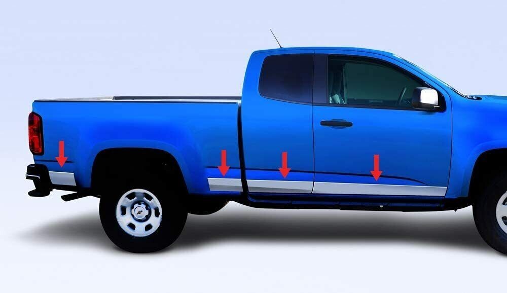 2015-2022 Chevy Colorado/Canyon Extended Cab Rocker Panel Trim Cover ...