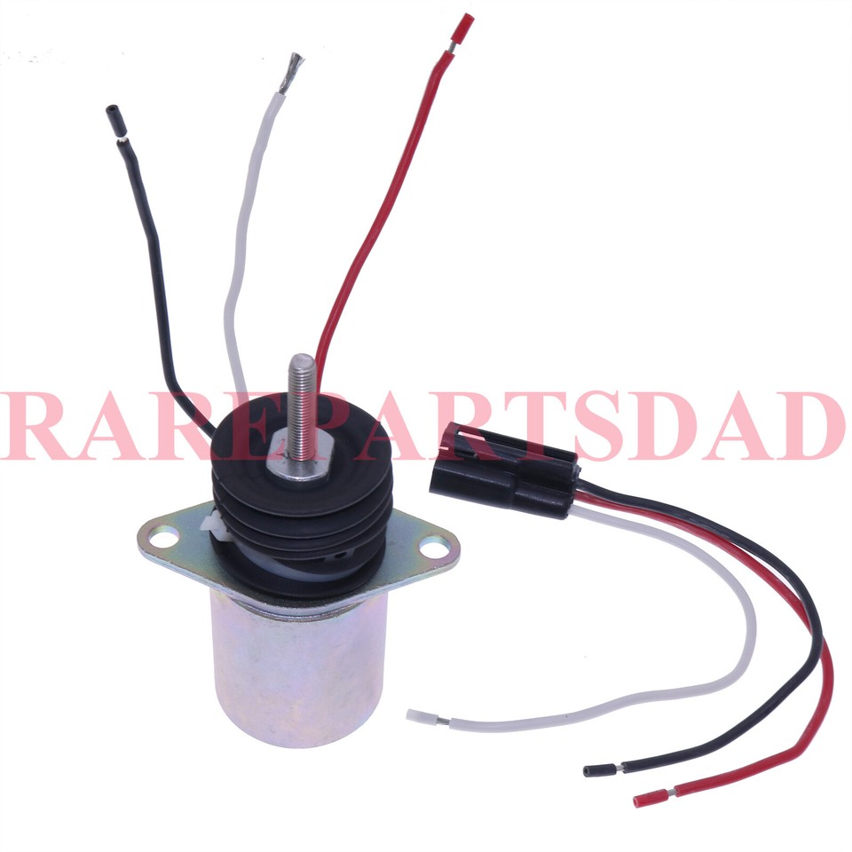 Fuel Shut off Solenoid AM124379 for John Deere 415 425 455 F915 F925 ...