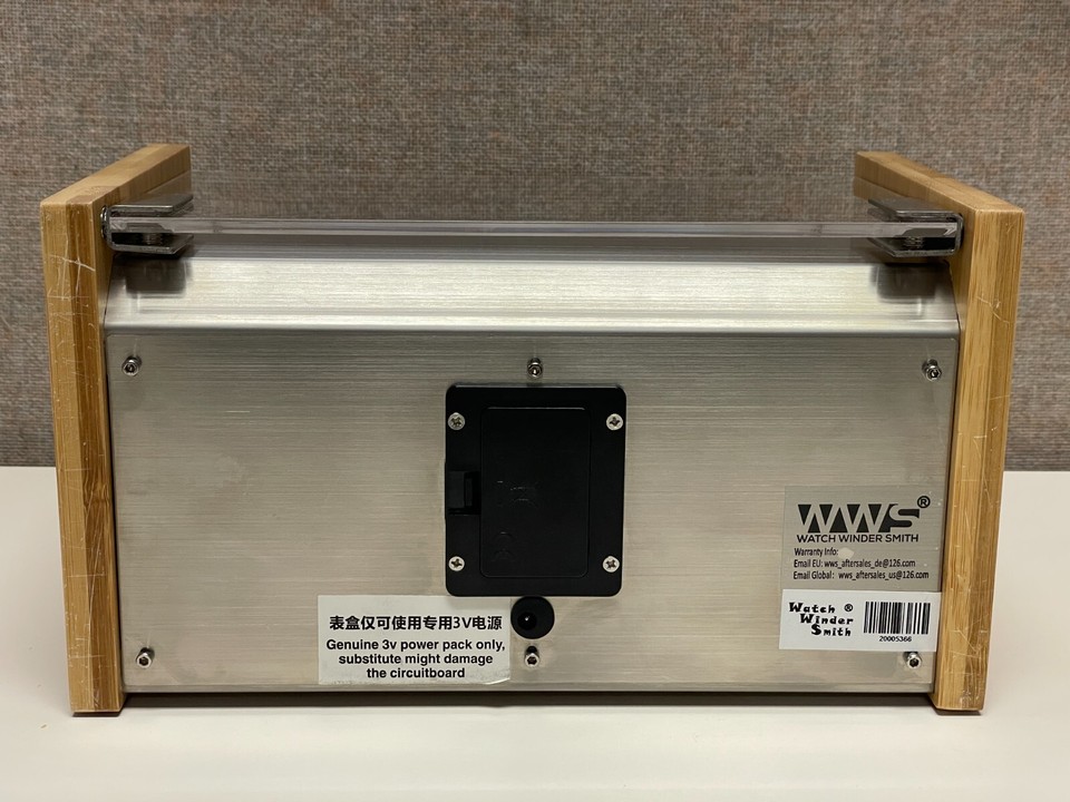 Bamboo Watch Winder for 2 Large to Small Automatic Watches by Watch ...