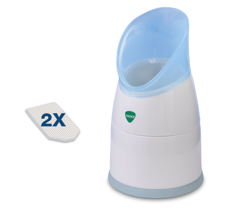 Steam Inhaler Facial Personal Steamer Nasal Sinus Cough With Two Scent ...