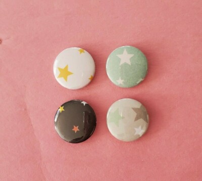 4 *Star* Pins/Buttons | eBay