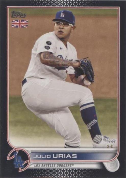 2022 Topps UK Edition - Julio Urias #22 Black /125 for sale online | eBay