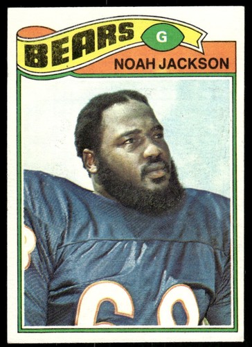 1977 Topps Noah Jackson Rookie Chicago Bears #86 | eBay