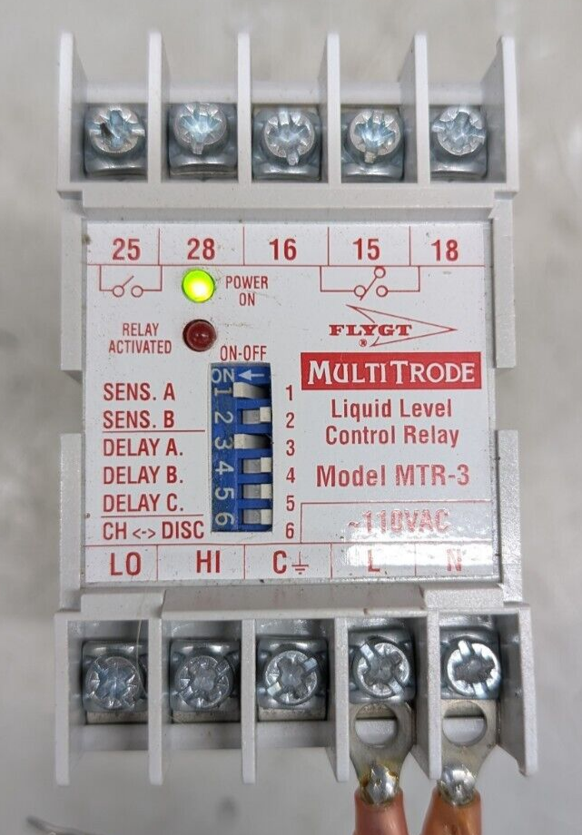MULTITRODE MTR-3 110-VAC Liquid Level Control Relay | eBay