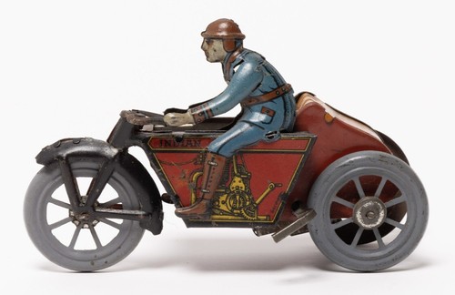 Vintage Tin Toy Indian Motorcycle Windup made In Germany In 1930. | eBay