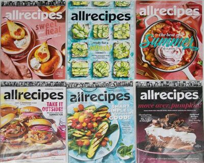 ALLRECIPES MAGAZINES LOT 6 ISSUES 2023 2002 THANKSGIVING ALL RECIPES ...
