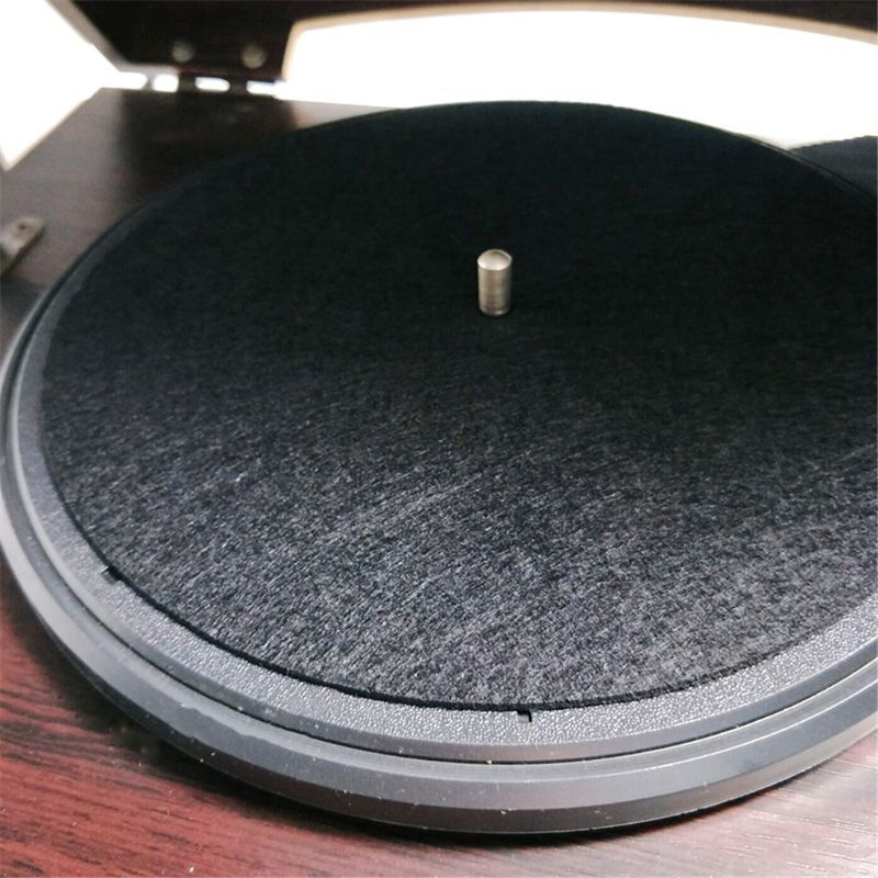 10" Anti-Static Felt Platter Turntable Mat Anti-Vibration Slipmat ...