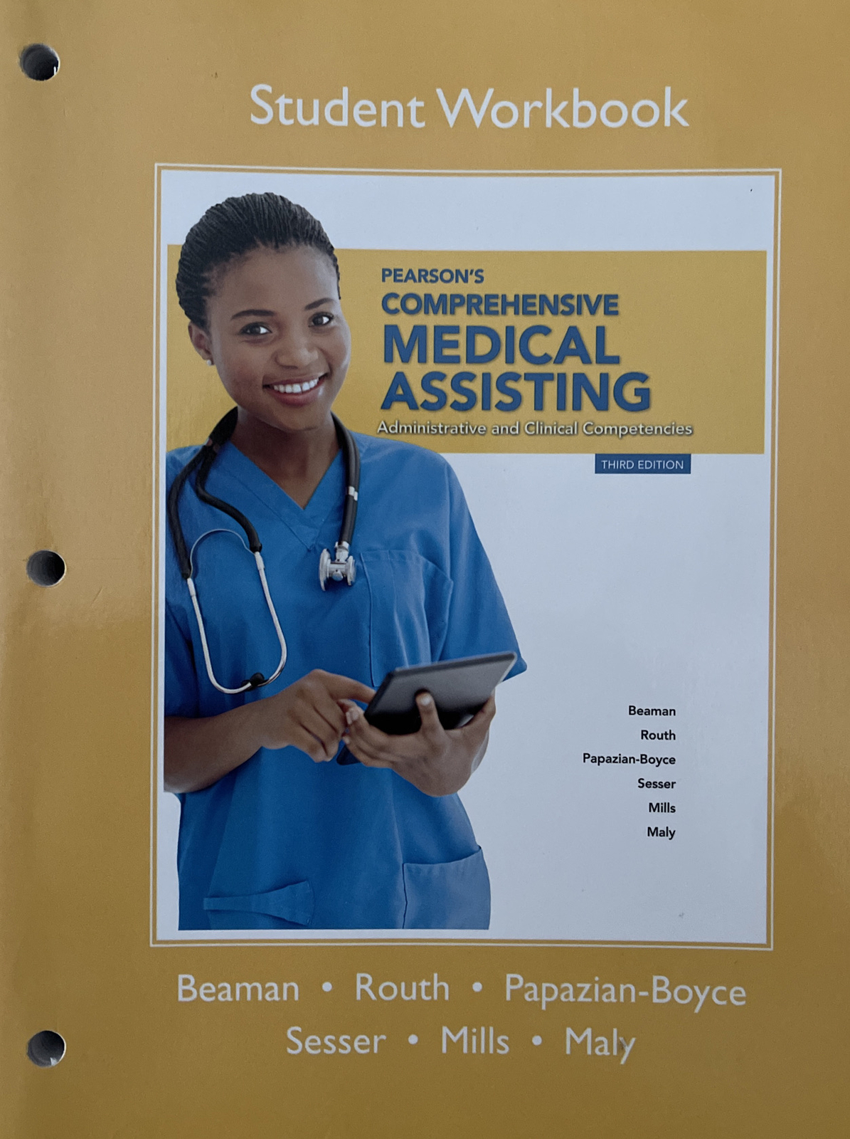 Student Workbook for Pearson's Comprehensive Medical Assisting by Ron ...