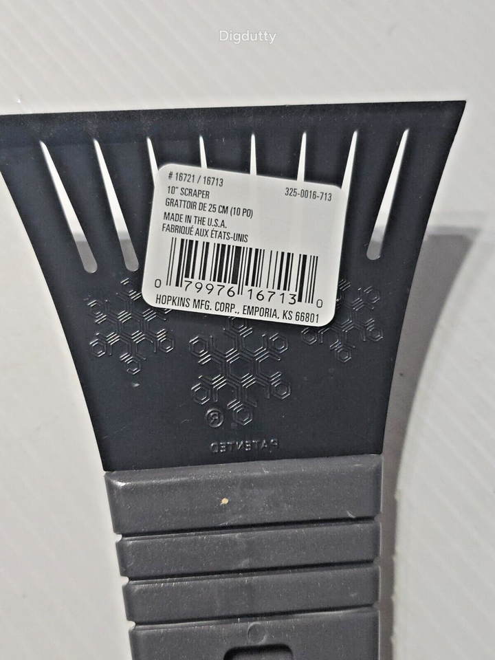 LOT OF 2 Gray 10" Hoppy Subzero Ice Scraper 16721 16713 Hopkins, USA ...