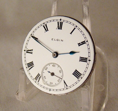 112 YEARS OLD MOVEMENT DIAL HANDS ELGIN 7 JEWELS HUNTER CASE 0s POCKET ...