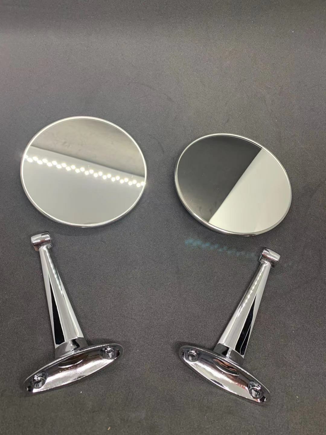 Universal Lucas Style Classic Car Adjustable MINI Chrome Door or Wing ...